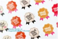 China Custom Round Mini Paper Labels Permanent Adhesive Sticker 2cm Recyclable Mark Sheet for sale