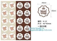 China Custom Round Mini Paper Labels Permanent Adhesive Sticker 2cm Recyclable Mark Sheet for sale