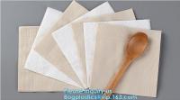 China Custom Printed 2 Ply 230mm x 230mm Virgin Wood Pulp Coffee Bar Paper Napkin 13.5gsm for sale