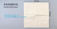 China Custom Logo Printed Disposable Paper Napkin 2 Ply 230mm x 230mm Virgin Wood Pulp for Restaurant Hotel for sale