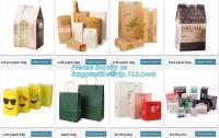 China Eco Friendly Recycled Kraft Paper Bread Lunch Bags Custom Logo Printed 15x15cm Food Grade for sale