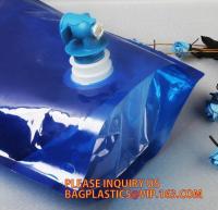 China Custom Standup Fresh Juice Bag in Box 1L 3L with Spout Tap and Logo Printing for sale