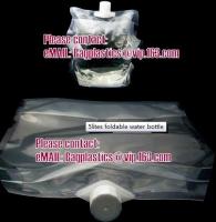 China Custom Reusable Stand Up Spout Plastic Bag 500ml 1000ml for Liquid with Child Proof Caps for sale