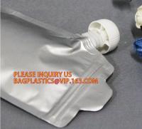 China BPA Free High Barrier Plastic Drinking Water Bag 1L to 10L with Big Cap Handle Spout for sale
