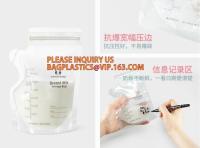 China Custom Stand Up Reclosable Drinking Pouches with Straw 100g to 10kg Cold Drink Zip Lock Bag for sale