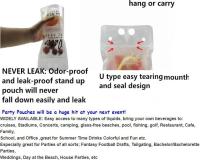 China Biodegradable Eco-Friendly Stand Up Pouch with Straw 1L 2L 3L for Fruit Juice for sale