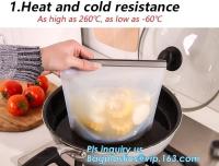 China FDA Approved Reusable Silicone Food Storage Bag 1000ml Airtight Leakproof Zip Lock for Microwave Freezer for sale