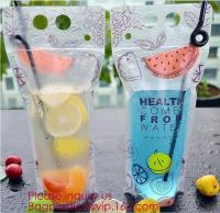 China Custom Biodegradable Liquid Packaging Leakage Proof Pouch 1 Gallon Foldable Sports Water Bag for sale