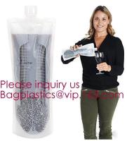 China Multi-Purpose Carrying Case Wine Bag with Vitop Spout 5L 10L 20L Liquid Packaging Bag in Box for sale
