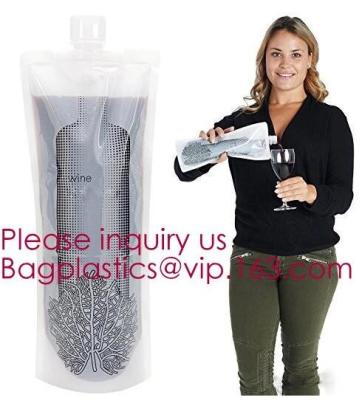 China Multi-Purpose Carrying Case Wine Bag with Vitop Spout 5L 10L 20L Liquid Packaging Bag in Box for sale