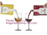 China Aseptic Disposable Bag in Box 3L 5L Flexi Fruit Juice Wine Water Tap Dispenser Plastic Pouch for sale