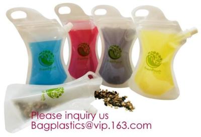China Custom Printed Eco Friendly Stand Up Spout Pouch 1L 2L 3L Reusable Aluminum Foil Bag for sale