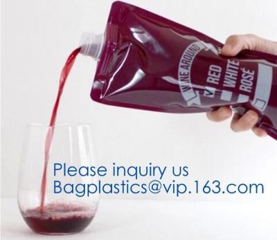 China Custom Stand Up Spout Pouch 1L 10kg Flexible Liquid Packaging Bag with Handle for sale