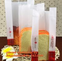 China Custom Translucent Window Brown Greaseproof Kraft Paper Bag with OPP Window 5-10 kg for sale