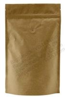 China Custom Biodegradable Kraft Paper Bag with Zipper 5-10 kg Food Grade Eco Friendly for sale