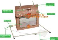 China Custom Resealable Kraft Paper Stand Up Zipper Bag 5-10kg Square Bottom Recyclable for sale