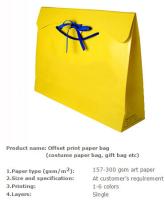 China Wholesale Custom Recycled Paper Shopping Bags with Logo Print 250gsm Ivory Board for sale