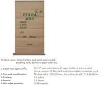 China Cement Packing Kraft Paper Valve Sack Laminated with PP Woven Fabric Square Bottom 50kg Bags for sale