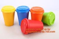 China 10 oz Compostable Paper Cups with Lids Biodegradable PLA Coffee Cups for Hot Drinks for sale