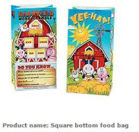 China Custom Kraft Paper Bread Bakery Packaging Bags with Clear Window 5000pcs MOQ for sale