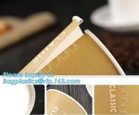 China 12oz Double Wall PLA Paper Cup Custom Printed Disposable Coffee Cup 90x60x110mm for sale