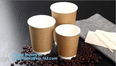 China Custom Logo Printed Disposable Double Wall Paper Cup 8oz 12oz Heat Insulation Coffee Cup for sale
