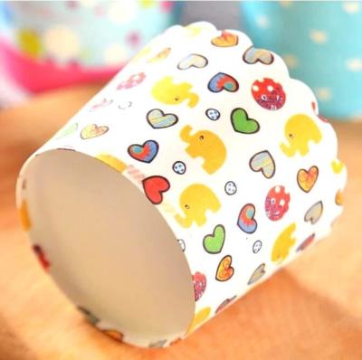 China Disposable 6oz Single Wall Paper Cup with Lid for Ice Cream Smoothie Custom Logo Printed for sale