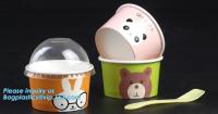 China Biodegradable 7oz Gelato Paper Cup Disposable Ice Cream Cup with Custom Logo for sale