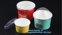 China Biodegradable 7 oz Paper Ice Cream Cup Food Grade Eco Friendly Disposable Container for sale