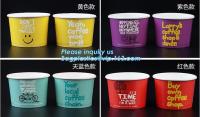 China Biodegradable 7 oz Paper Ice Cream Cup Food Grade Eco Friendly Disposable Container for sale