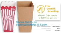 China Striped Popcorn Boxes 8oz to 32oz Offset or Flexo Printed Paper Bucket Pack for sale