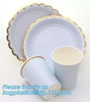 China Biodegradable Custom Printed Sugarcane Bagasse Paper Plates 6 to 10 Inch Eco Friendly Disposable for sale