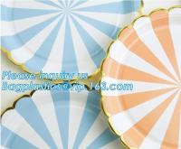 China Wholesale Disposable Paper Plates 6 to 10 Inch for Party Wedding Restaurant Eco Friendly for sale