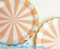 China Wholesale Disposable Paper Plates 6 to 10 Inch for Party Wedding Restaurant Eco Friendly for sale