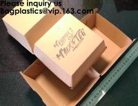 China Kraft Paper Burger Box Corrugated Hamburger Box 8oz 12oz 16oz 26oz 32oz Food Packaging for sale