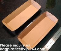 China Kraft Paper Burger Box Corrugated Hamburger Box 8oz 12oz 16oz 26oz 32oz Food Packaging for sale