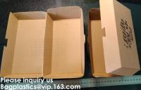 China Disposable F Flute Corrugated Kraft Paper Food Tray for Hot Dog Burger Fries Triangle Packaging Box Custom Size for sale