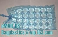 China Disposable Plastic Ice Lolly Bags 192 Cubes Self Sealing Valve for Freezer Storage for sale