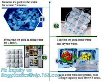 China Reusable Gel Ice Pack Set 3 Sizes 6 9 11 Inches Hot Cold Therapy Bag for sale