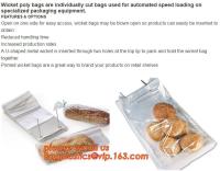 China FDA Approved Food Grade Custom Logo Clear 30 Micron Wicketted PE Bags for Bread Micro-Perforated Plastic Bag for sale
