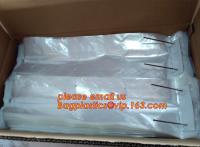 China Custom Polyethylene Wicket Food Bag with Card Header 50-180 Micron Thickness for sale