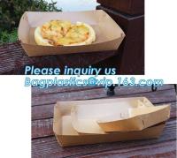 China Custom Printed Kraft Paper Pizza Box 8 Inch Food Grade Eco Friendly Disposable Lunch Box for sale