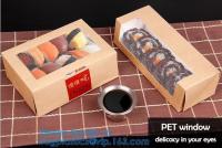 China Custom Kraft Paper Pizza Box Food Grade 300gsm Disposable Takeaway Packaging for Noodle Salad for sale