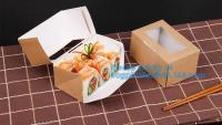 China Custom Kraft Paper Pizza Box Food Grade 300gsm Disposable Takeaway Packaging for Noodle Salad for sale