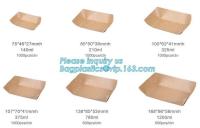 China Biodegradable Kraft Paper Food Box Disposable Lunch Box for Takeout 350gsm for sale