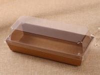 China Custom Corrugated Cardboard Cake Box with PVC Window Square Rose Box 8x8x4 Inch for sale