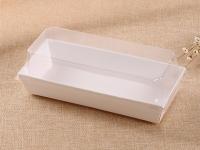 China Custom Corrugated Cardboard Cake Box with PVC Window Square Rose Box 8x8x4 Inch for sale