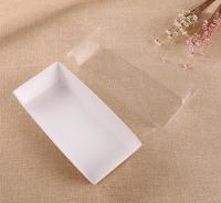 China Custom Corrugated Cardboard Cake Box with PVC Window Square Rose Box 8x8x4 Inch for sale
