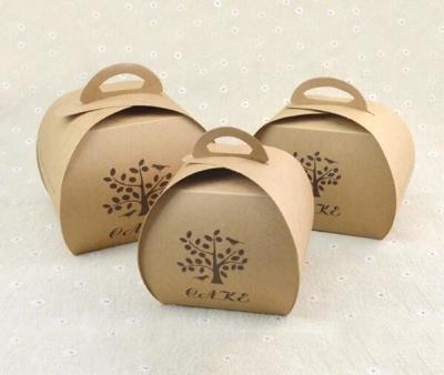 China Customized Plastic Pastry Box Cake Food Packaging Dessert Box Small Cake Boxes for sale