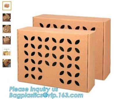 China Custom Kraft Paper Gift Packaging Box for Nuts and Fruits 20x15x5 cm for sale